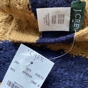 J. Crew | Accessories | Nwt J Crew Striped Knit Scarf | Poshmark